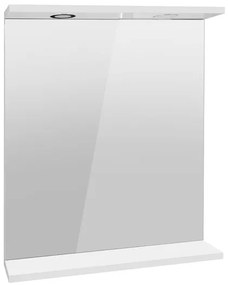 EBS K-Plus Zrcadlo 50x70x12 cm, s osvětlením S_PLUSZ50