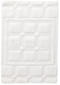Koupelnová předložka Putte, bílá, 60x90