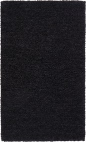 Koupelnový kobereček Loa 60 x 100 cm černý