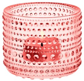 Iittala Svícen na čajovou svíčku Kastehelmi, salmon pink