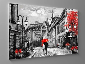 Liox Olejomalba červený deštník Rozměr: 150 x 100 cm