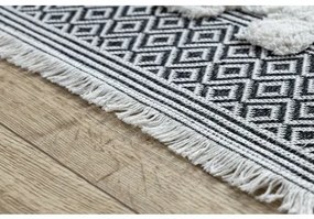 koberec ECO SISAL BOHO MOROC Geometrický 22321 střapce dvě úrovně r velikost 117x170 cm | krásné koberce cz