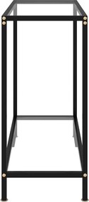 Konzolový stolek transparentní 80 x 35 x 75 cm tvrzené sklo 322831