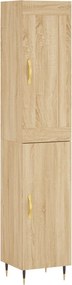 Skříň highboard dub sonoma 34,5 x 34 x 180 cm kompozitní dřevo 3200116