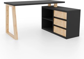 ADRK Furniture Rohový stůl Iwo II