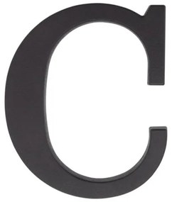 PSG 64.13C - plastové 3D písmeno C, číslo na dům, výška 90 mm, černé