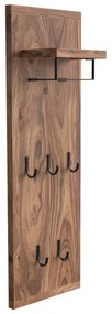 furniture-nabytek.cz - Masivní šatní panel Sidora light z akáciového dřeva, lakovaný, hnědý