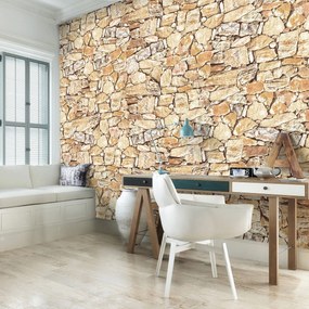 Fototapeta - Stone Wall Rock (152,5x104 cm)