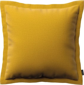 Mona - potah na polštář hladký lem po obvodu barva žlutá látka sametová