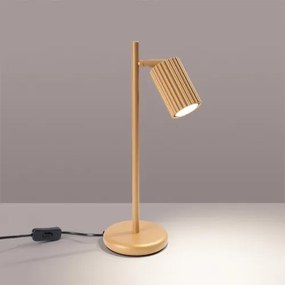 Stolní lampa SOLLUX KARBON zlatá GU10 1x10W bez žárovky SL.1567