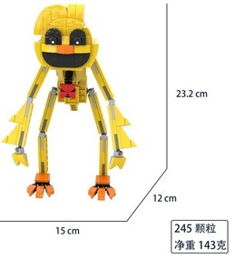 Poppy Playtime Smiling Critters stavebnice - ještě strašidelnější Barva: 15