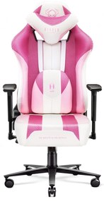 Látková herní židle X-Player 2.0.Normal size: Marshmallow Pink/ růžová Diablochairs