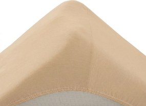 Jersey prostěradlo do dětské postýlky meruňková 60 x 120 cm
