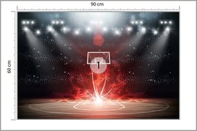 Fototapeta Futuristické Basketbalové Hřiště Strukturální vinyl 180x120