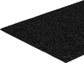 Schodové rohože samolepicí 15 ks 60 x 25 cm černé obdélníkové 326914