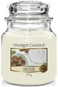 Yankee Candle Svíčka Yankee Candle 411 g - Shea Butter, bílá barva, sklo, vosk
