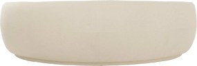 Bílá velká sofa Lounge Snow Poplar - 234*116*73cm