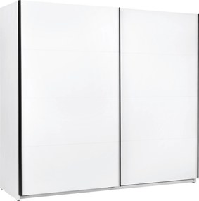 XXXLutz ŠATNÍ SKŘÍŇ S POSUVNÝMI DVEŘM, bílá, 250/211,5/61,5 cm P & B - Šatní skříně - 000885001205