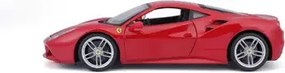 Bburago RACE+PLAY Ferrari 488 GTB červená / 1:18 / od 3 let