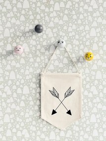 Ferm Living dřevěný háček Panda Grey