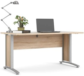 Kancelářský stůl Modulo 150 x 80 cm, dub sonoma / šedá