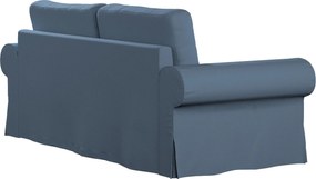 Potah na pohovku IKEA Backabro,  3-místná, rozkládací barva modrá látka pletený vzor