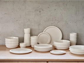 Krémová porcelánová polévková miska 900 ml Eau – Zone