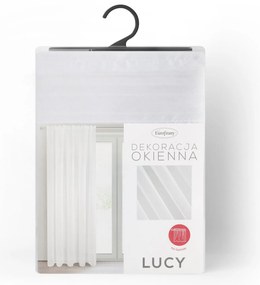 ZÁCLONA NA PÁSCE LUCY 140X270 CM BÍLÁ