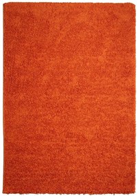 Mono Carpet, Kusový koberec Efor Shaggy 3419 Orange, 80x150, oranžová, ložnice