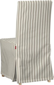 Potah na židli IKEA  Henriksdal, dlouhý barva béžová látka vzorované