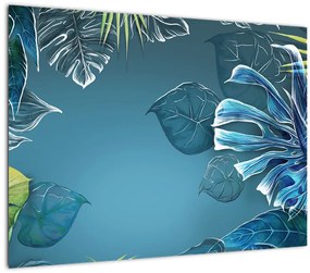 Obraz - Listy tropických rostlin (70x50 cm)