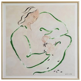 Fine Little Day Autorský plakát Love Me Not by Sofia Lind 70x70 cm, zelená barva, papír