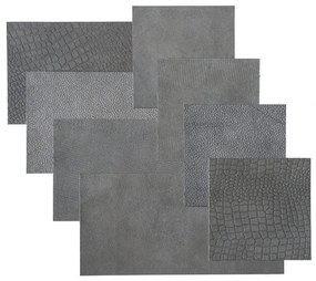 WallArt Kožené nástěnné panely Jordan bluish grey 32 ks, WallArt 440937