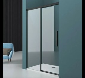 design černý sprchový kout RAVENA 12 100-150cm
