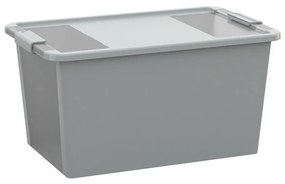 Úložný Bi box L 40 litrů kombinace průhledná šedá