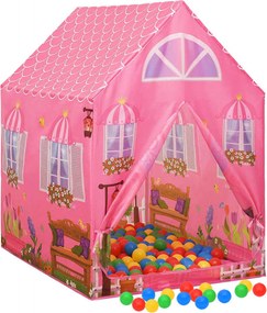 vidaXL Dětský stan na hraní růžový 69 x 94 x 104 cm [93681]
