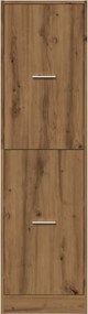 Skříňka na léky dub artisan 40 x 41 x 144,5 cm kompozitní dřevo 3309644
