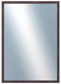 DANTIK - Zarámované zrcadlo - rozměr s rámem cca 50x70 cm z lišty FC hnědá vysoká (2184)