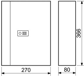 Richter Czech Skříň na klíče TS.48.AM