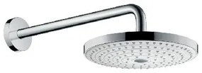 Hansgrohe Raindance Select S - Hlavová sprcha 240, 2 proudy, sprchové rameno 39 cm, bílá/chrom 26466400