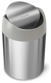 Simplehuman Koše - Odpadový koš Mini na stůl 1,5 l, kartáčovaná nerez CW2084