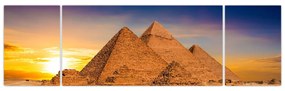 Obraz - Egyptské pyramidy (170x50 cm)