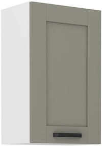 STL 45 cm skříňka horní jednodveřová LUNA Barevné provedení LUNA: Bílá / Jílově šedá