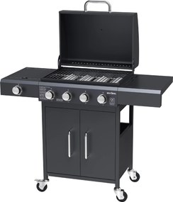 Plynový gril BestBerg BBBQ-28SB / 5 hořáků / 14,4 kW / černá