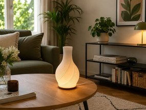 Verk Group Led stolní lampa vaza 2 v 1, dekorativní, s nastavitelnou jasností, 3 barvy, vnitřní osvětlení