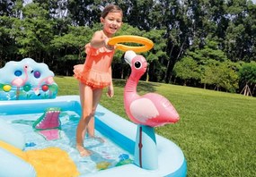 Dětský bazén se skluzavkou a zvířátky