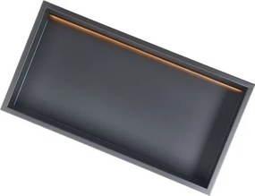 Sprchový výklenek, 33,0 × 63,5 × 10,2 cm VEVOR – 10,16 × 33,02 × 63,5 cm