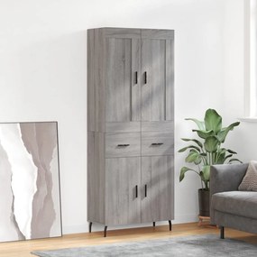 vidaXL Skříň highboard 69,5 x 34 x 180 cm kompozitní dřevo [3199892] Barva: Bílá