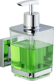 Dávkovač mýdla QUADRO, Vacuum-Loc, 340 ml, bez vrtání, WENKO