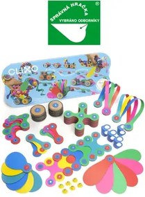 Clixo Wheel Creator Magnetická stavebnice / 72ks / od 6 let